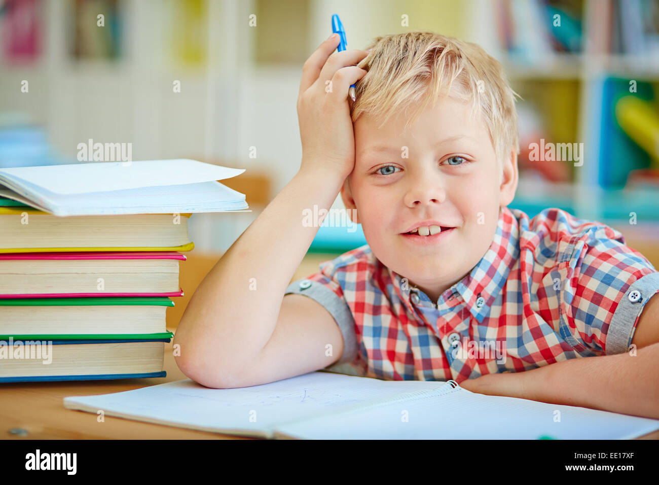 Happy pupil hi-res stock photography and images - Alamy