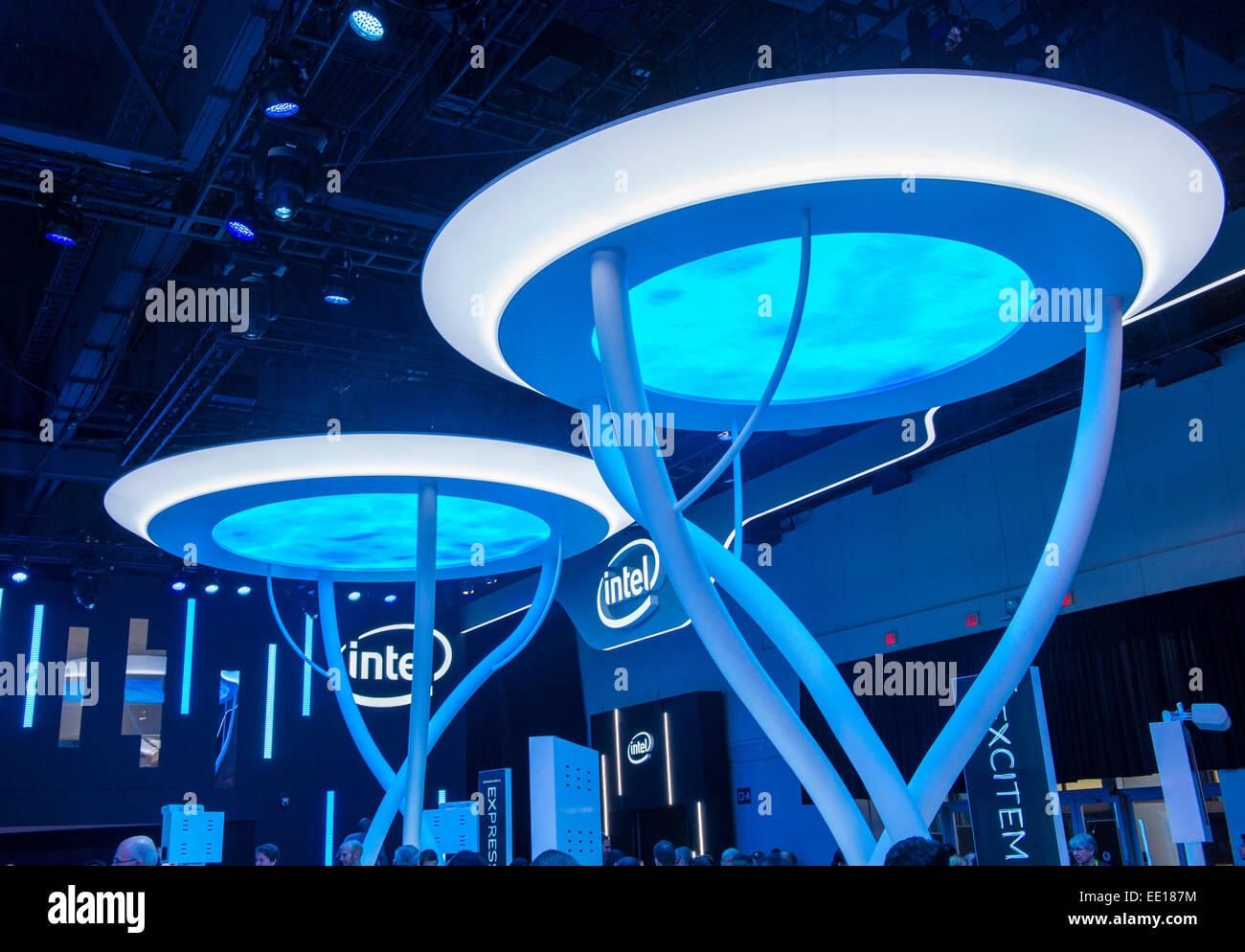 Intel booth ces show in hi-res stock photography and images - Alamy