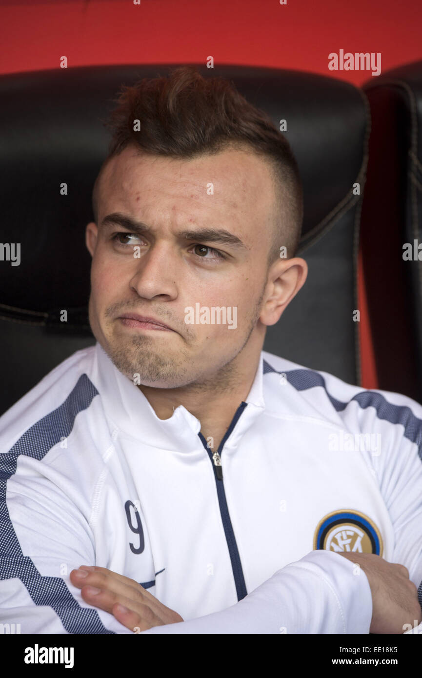 Milan, Italy. 11th Jan, 2015. Xherdan Shaqiri (Inter) Football/Soccer ...