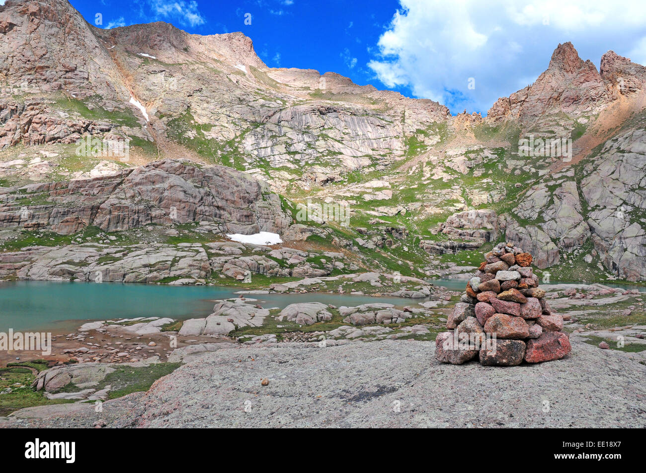 Alpine scene in the San Juan Range, Rocky Mountains, Colorado Stock ...