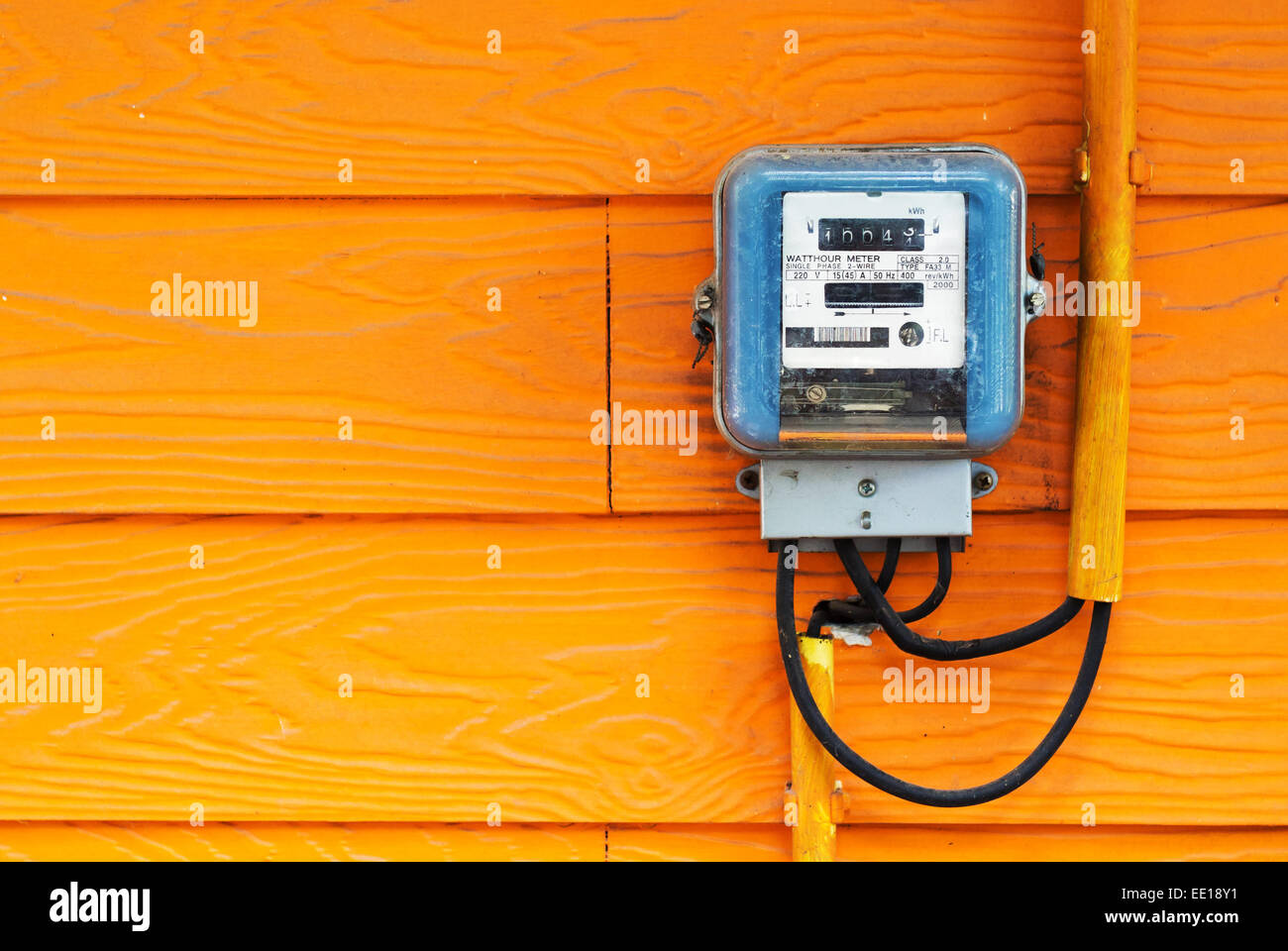 Digital energy meter in wall hi-res stock photography and images - Alamy