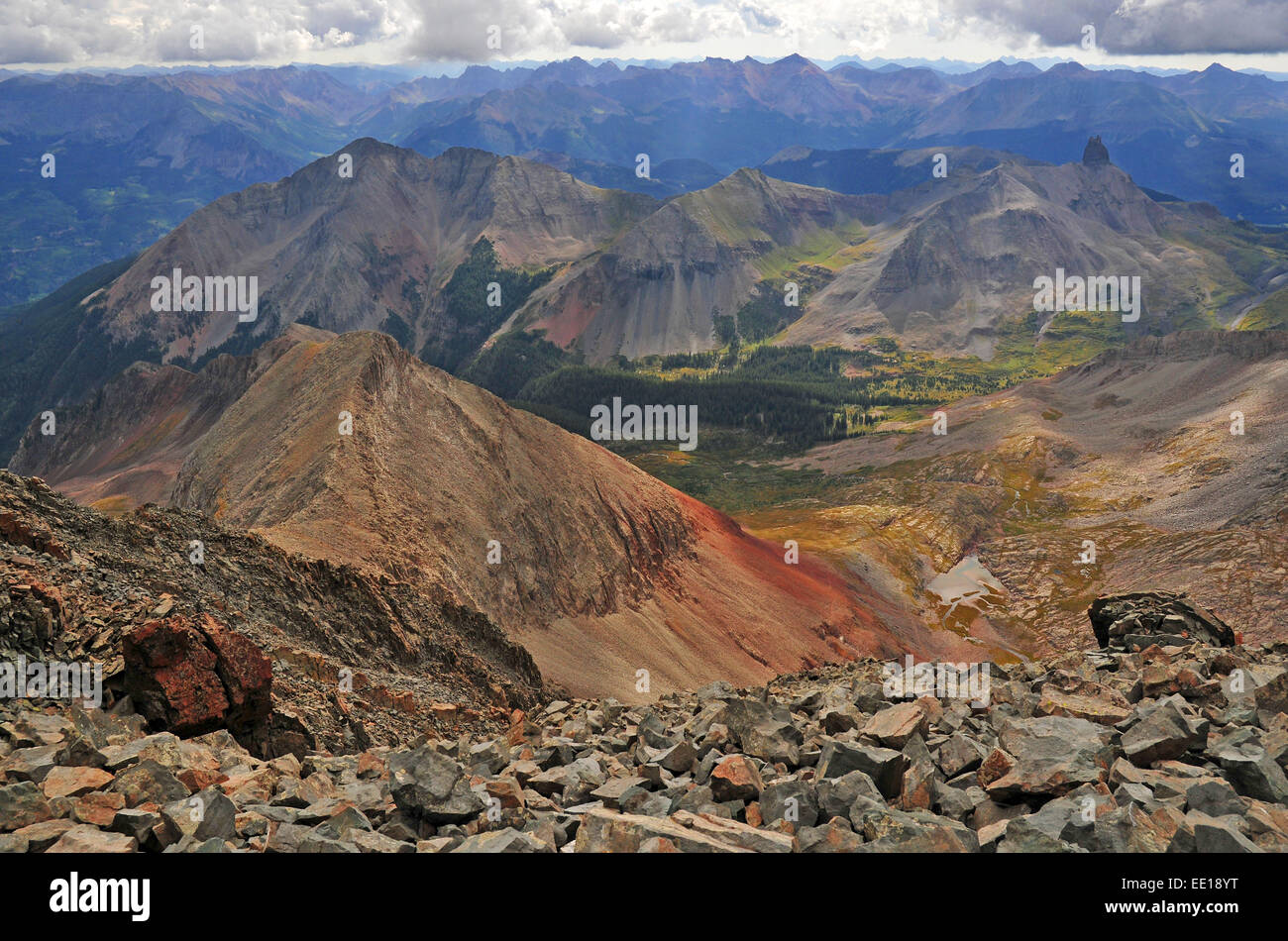 Wilson Group, San Juan Range, Rocky Mountains Colorado Stock Photo - Alamy