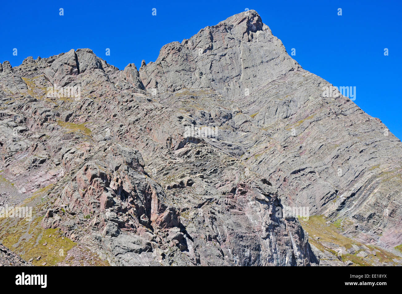 Colorado 14er, Crestone Needle, Sangre de Cristo Range, Rocky Mountains ...