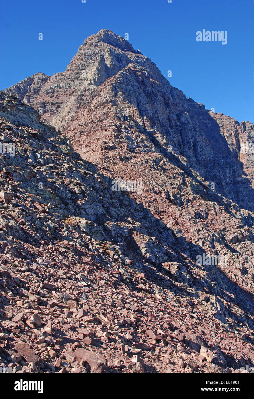 Colorado 14er, Pyramid Peak, Elk Range, Rocky Mountains Stock Photo - Alamy
