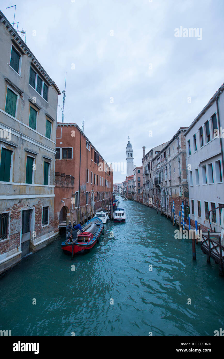 One of the waterways of Venice Stock Photo - Alamy