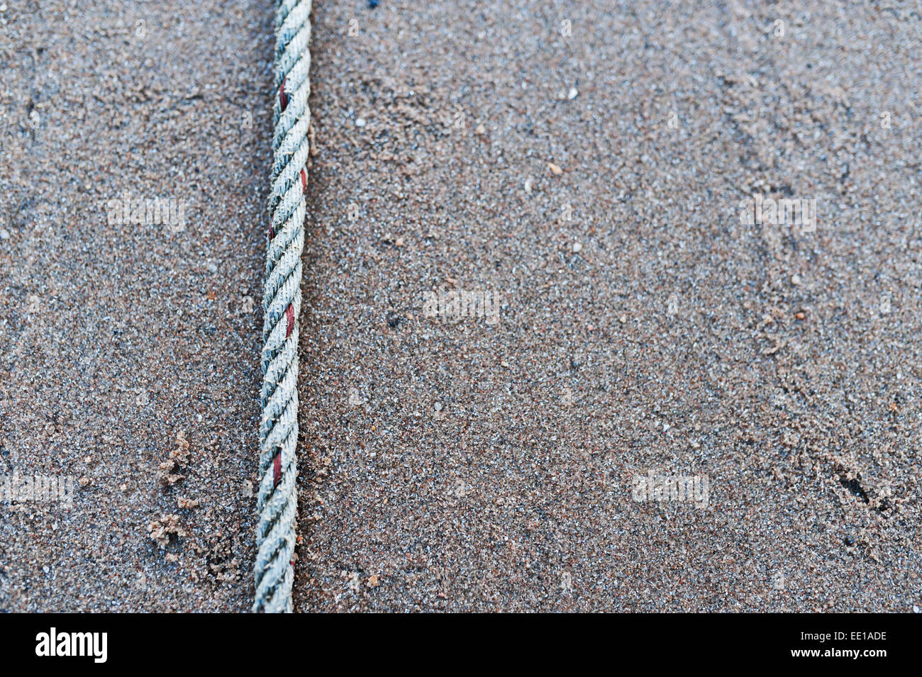 Ropes on sand floor Stock Photo - Alamy