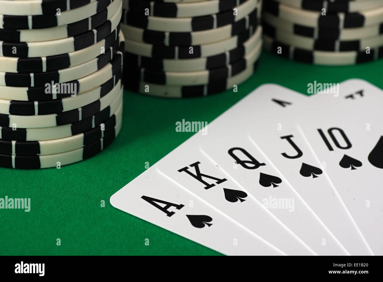Best Poker Hand Stock Photo - Alamy