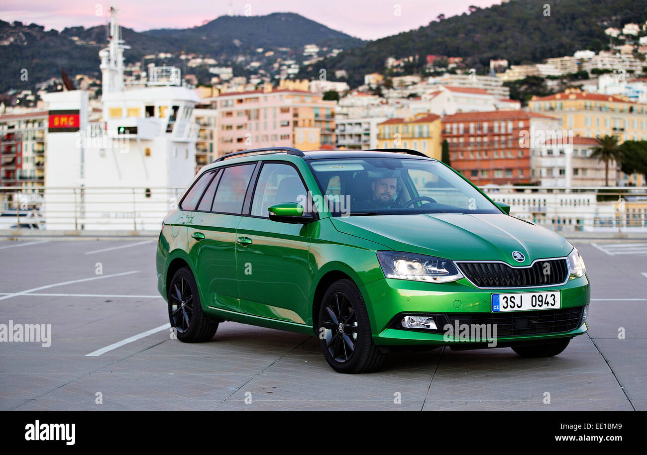 Skoda Fabia Combi, third generation Stock Photo - Alamy