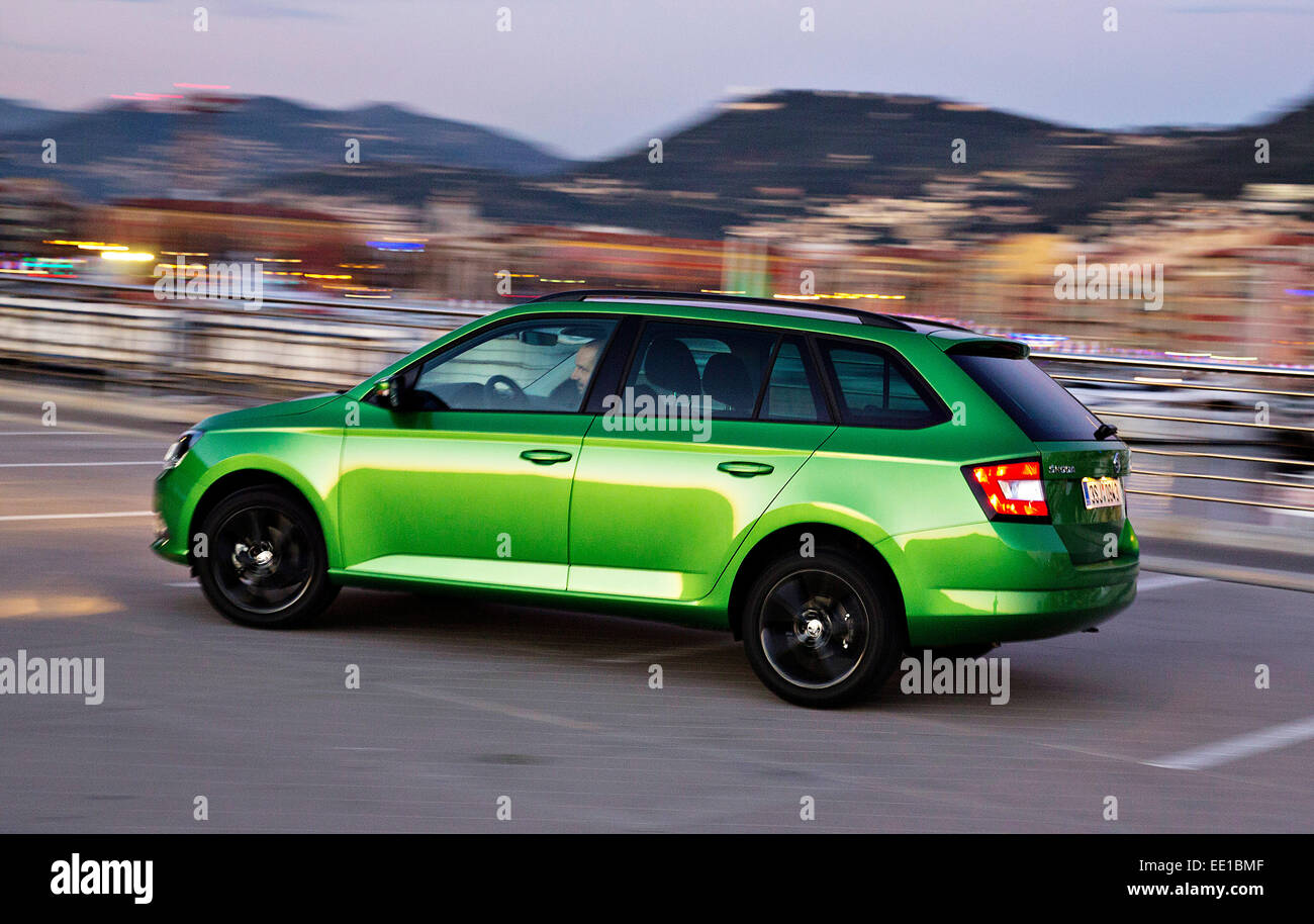 Skoda Fabia Combi, third generation Stock Photo - Alamy