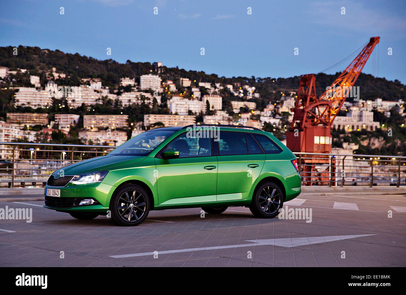 Skoda Fabia Combi, third generation Stock Photo - Alamy