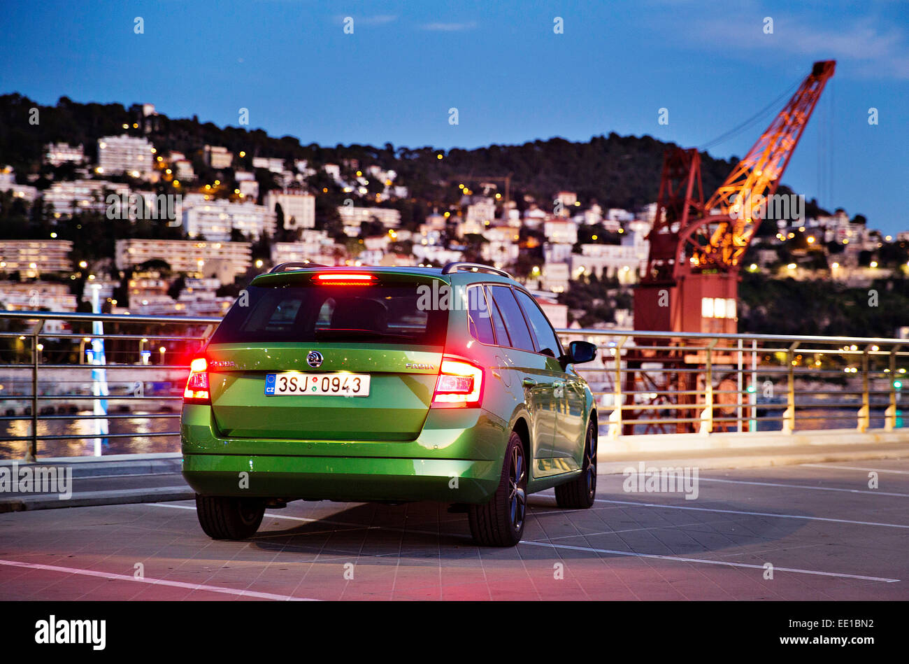 Skoda Fabia Combi, third generation Stock Photo - Alamy
