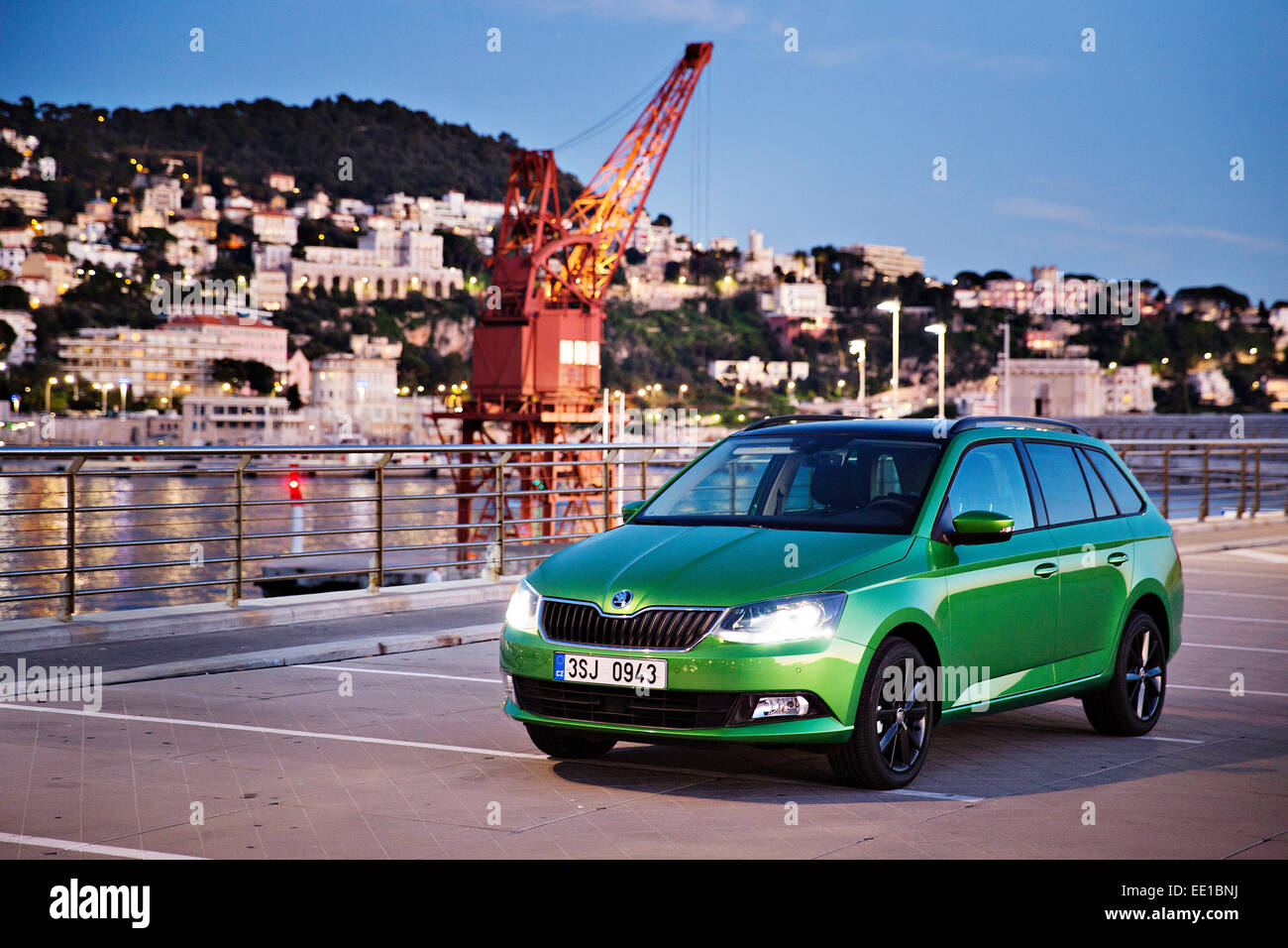 Skoda Fabia Combi, third generation Stock Photo - Alamy