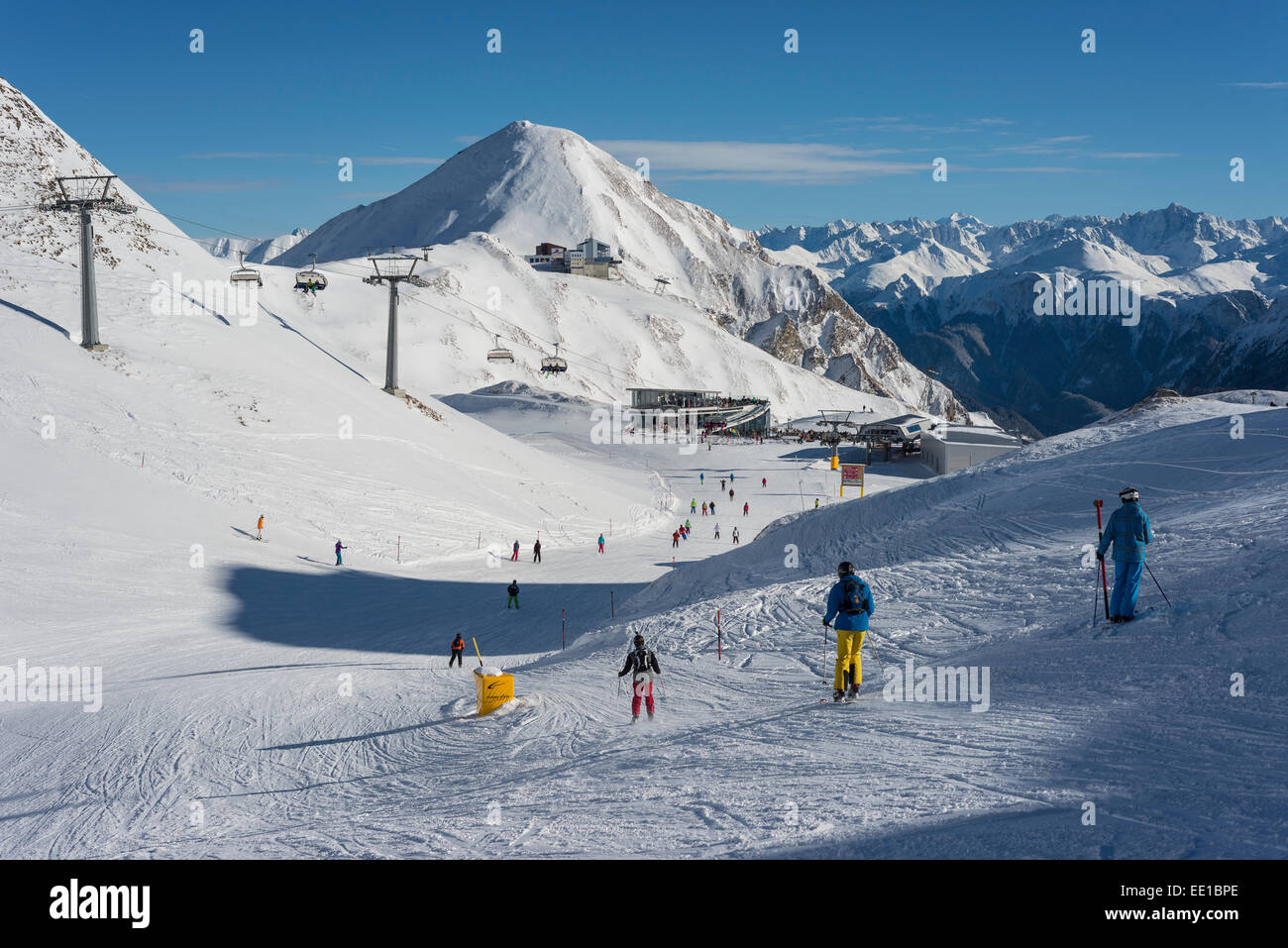 Winter sports region Silvretta Arena, Ischgl-Samnaun, Restaurant Saalas ...
