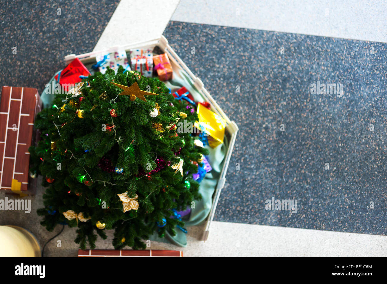 Christmas bells tree feeling full happy Stock Photo - Alamy