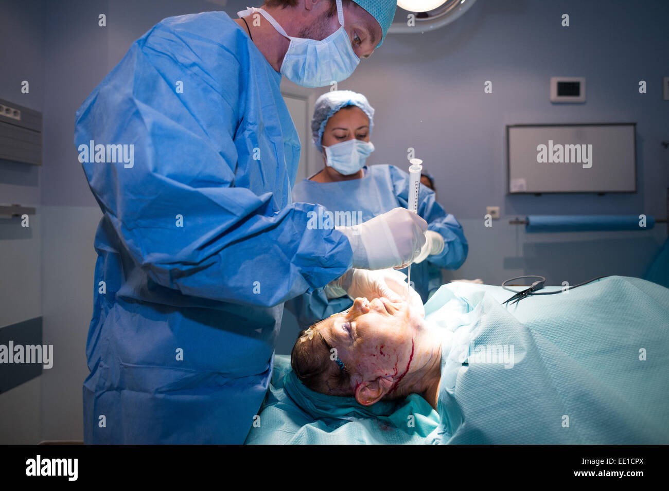 Chin surgery hi-res stock photography and images - Alamy