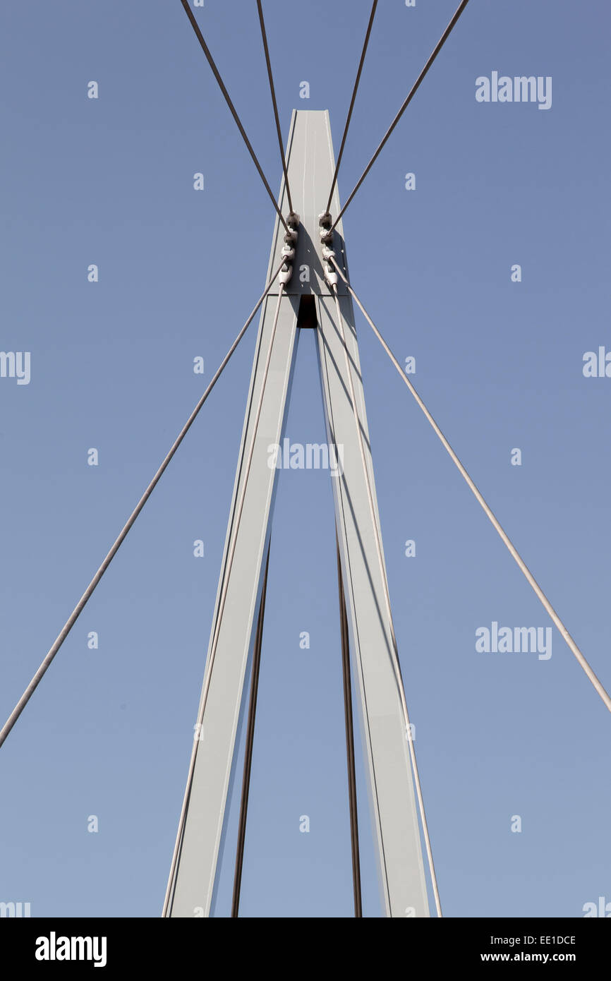 Bridge support pillar Stock Photo - Alamy