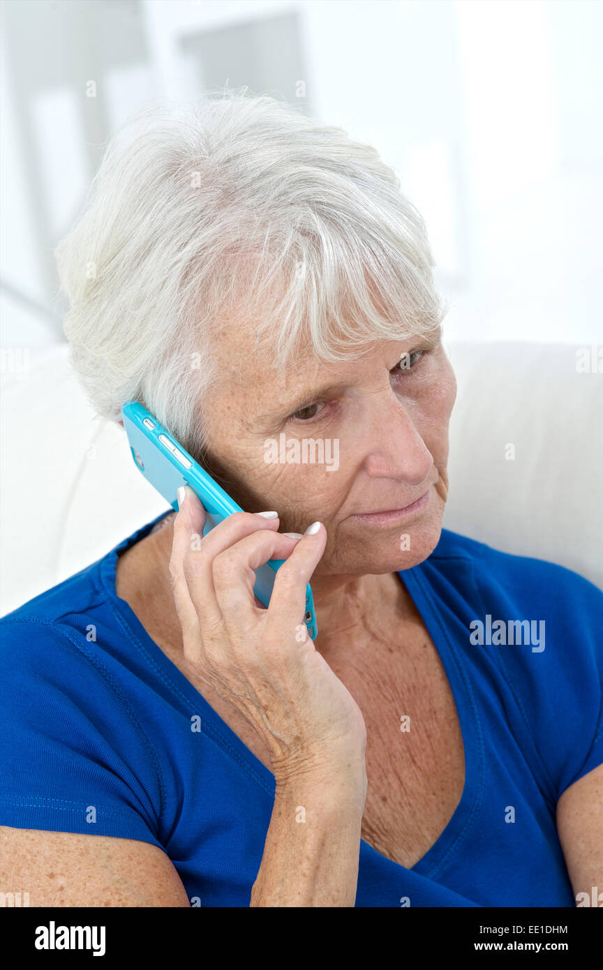 Adult on phone illustration hi-res stock photography and images - Alamy