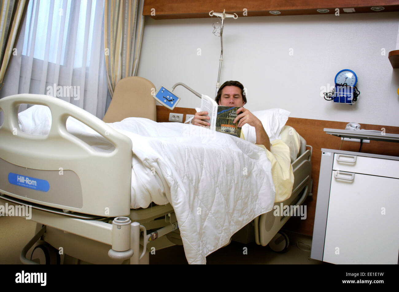 MAN IN HOSPITAL Stock Photo - Alamy