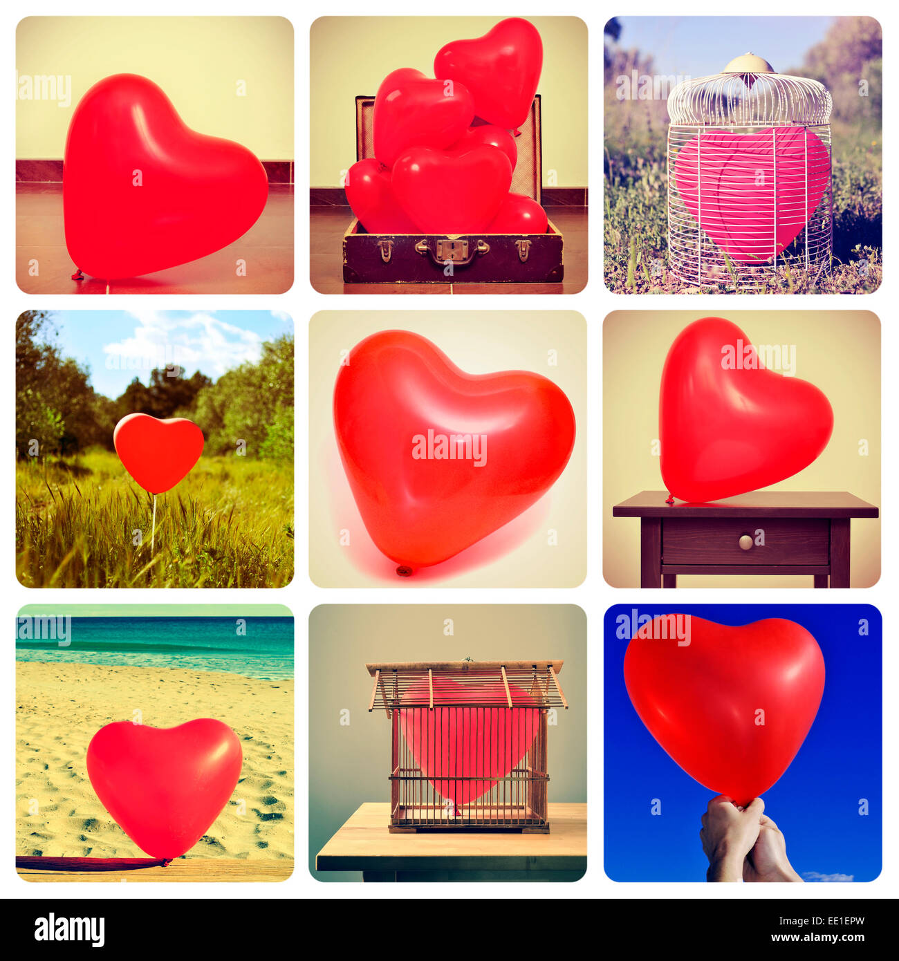 Collage pictures different locations in hi-res stock photography and ...
