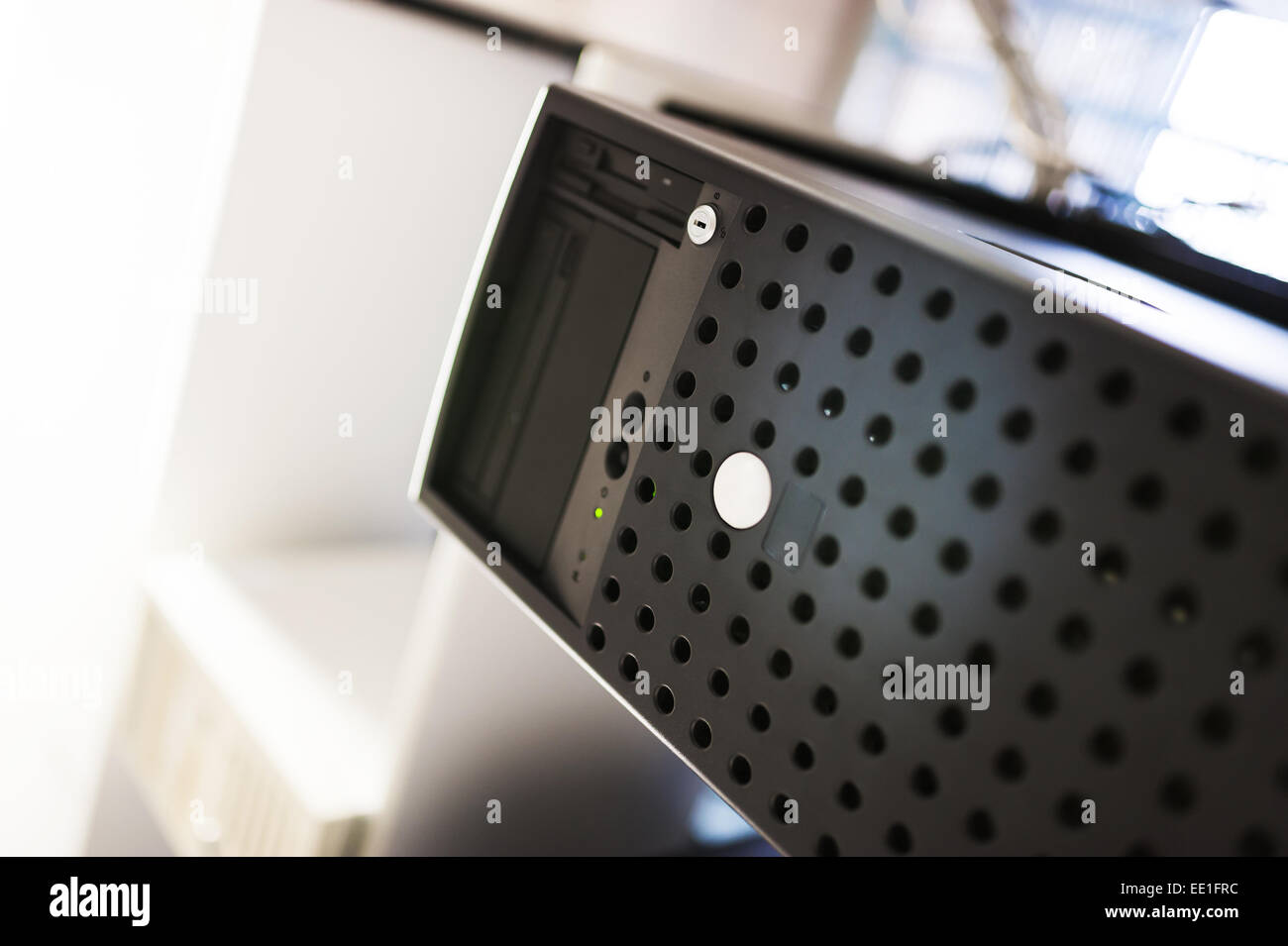 Network servers in data room Stock Photo - Alamy