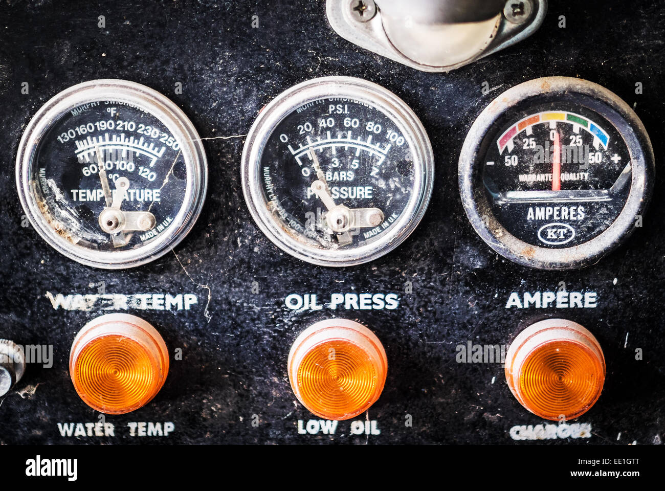 Speedometer motorcycle - old retro classic Stock Photo - Alamy