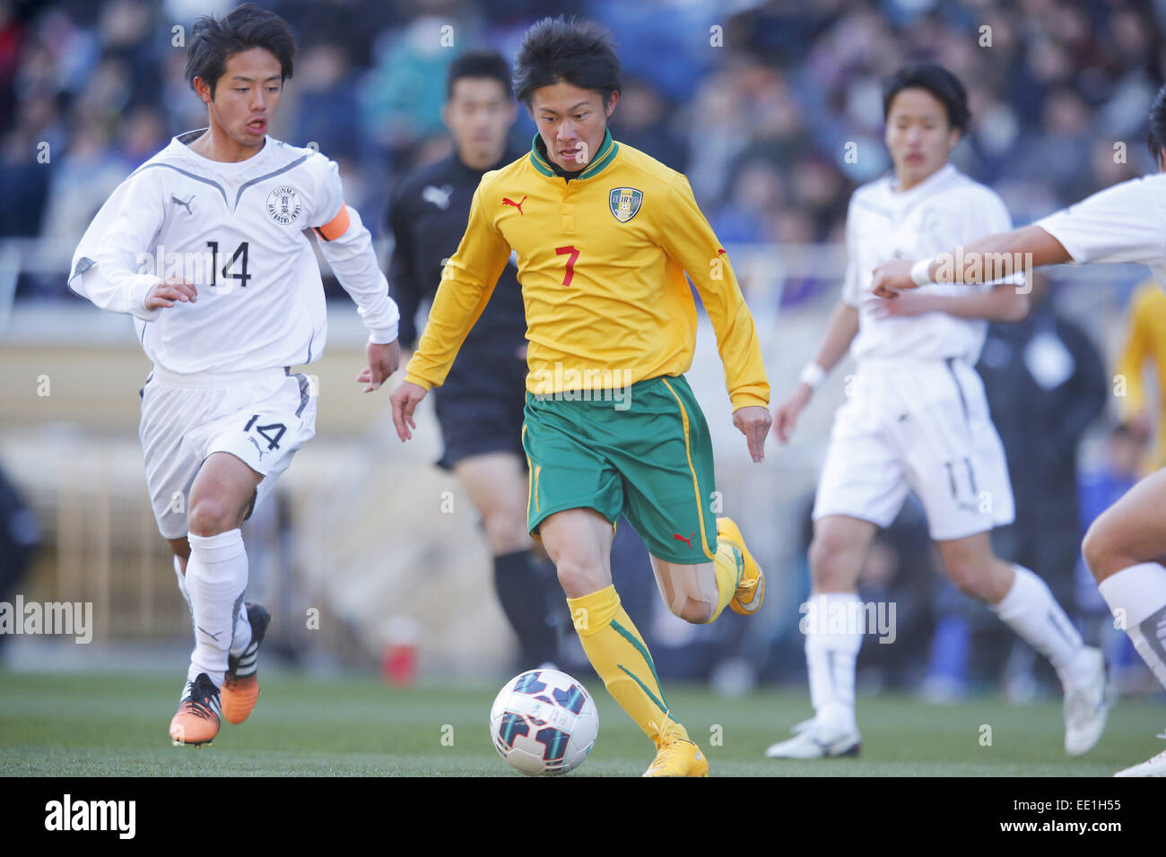 Sitama Stadium 2002, Saitama, Japan. 12th Jan, 2015. (L-R) Tokuma ...