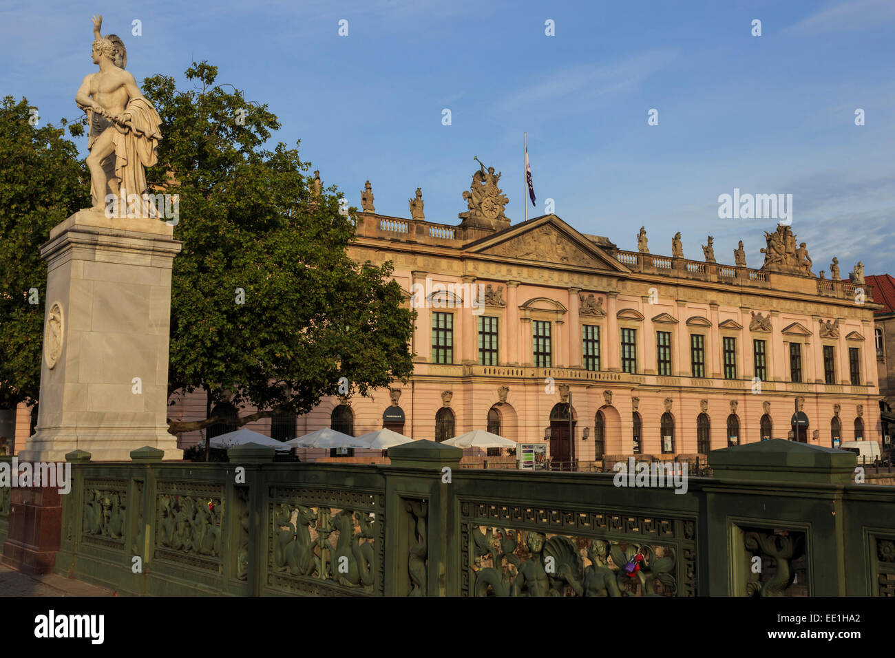 Wrought iron balustrade, Palace Bridge (Schlossbrucke), and German ...