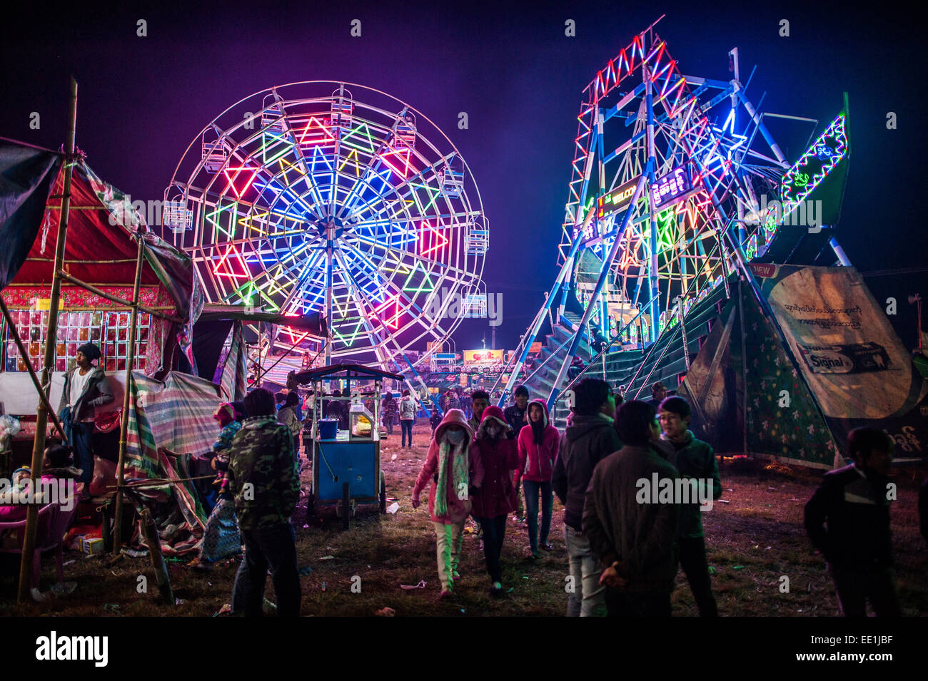 Myanmar burma kayah state loikaw hi-res stock photography and images ...