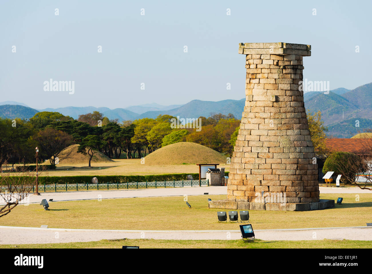 Cheomseongdae Astronomical Observation Tower, Royal Tombs burial mounds ...