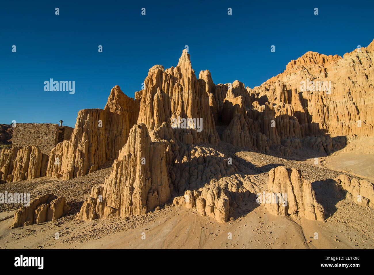 Sandstone formations in the Cathedral Gorge State Park, Nevada, United ...