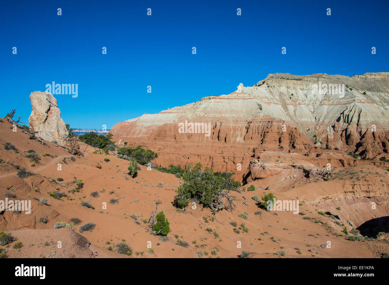 Redrock sandstone formations in the Kodachrome Basin State Park, Utah ...