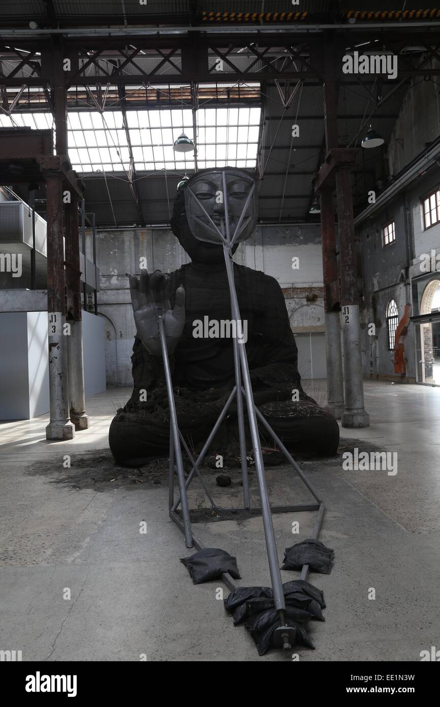 Sydney, Australia. 13 January 2015. Sydney Buddha consists of two parts ...