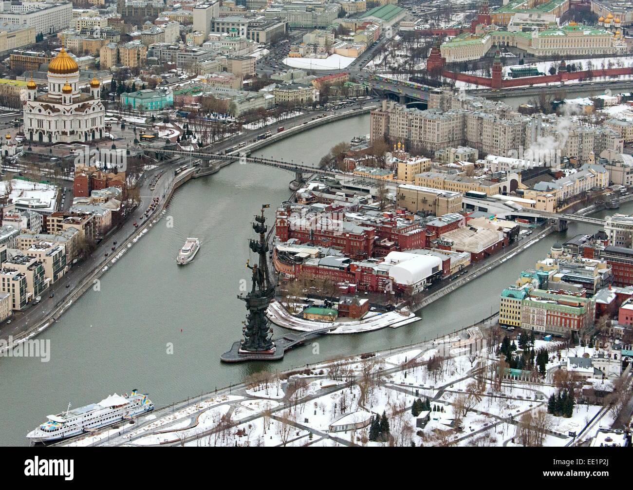 Peter the great embankment hi-res stock photography and images - Alamy