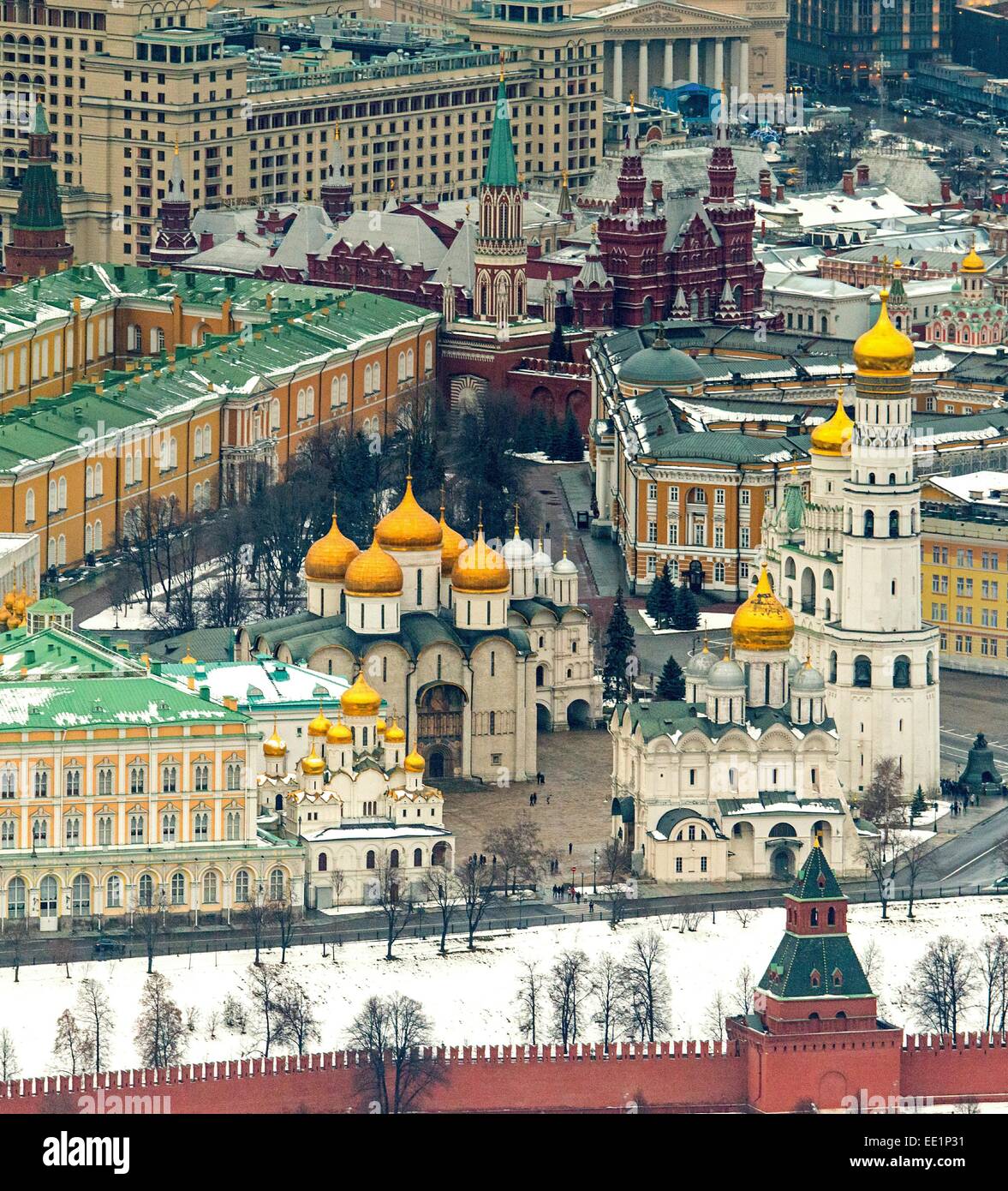 Kremlin Aerial View Moscow High Resolution Stock Photography and Images ...