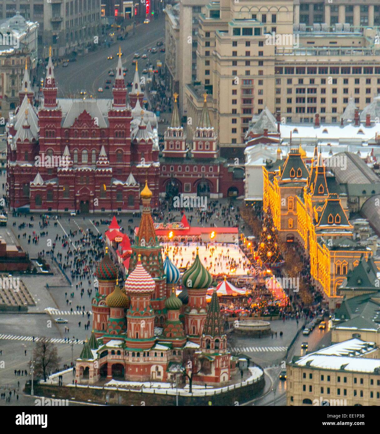 Moscow, Russia. Red Square Stock Photo - Alamy