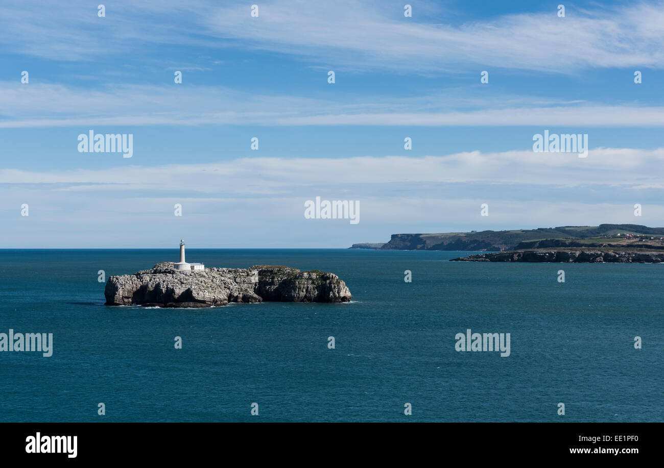 Lighthouse at the mouro island hi-res stock photography and images - Alamy