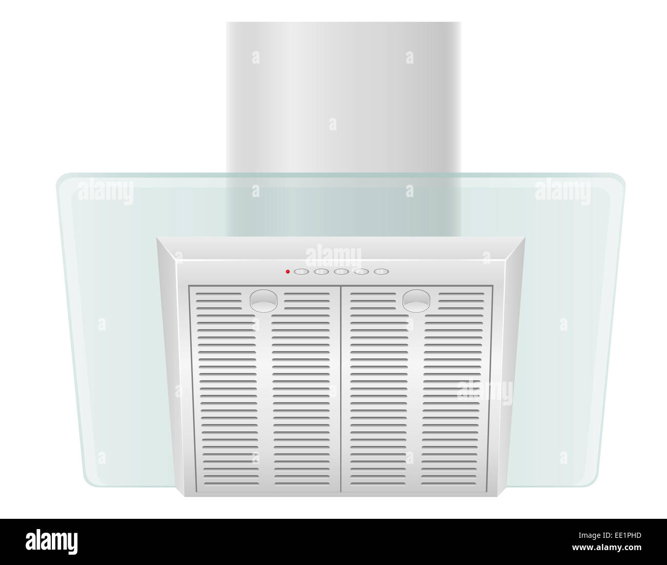 extractor hood for kitchen illustration isolated on white background ...