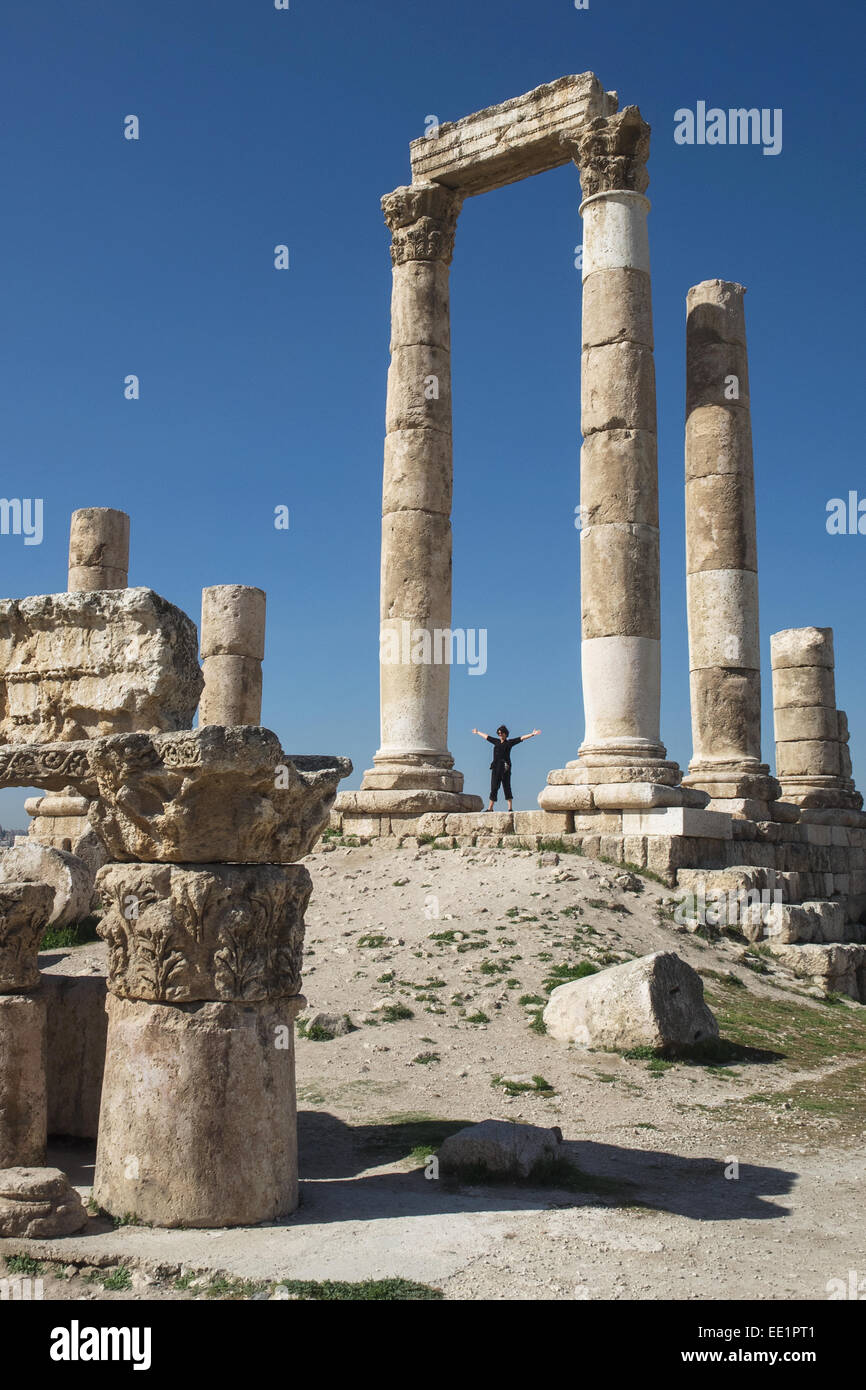 The Citadel, Amman, Jordan Stock Photo - Alamy
