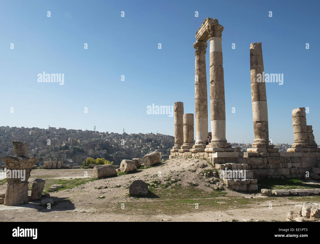 The Citadel, Amman, Jordan Stock Photo - Alamy