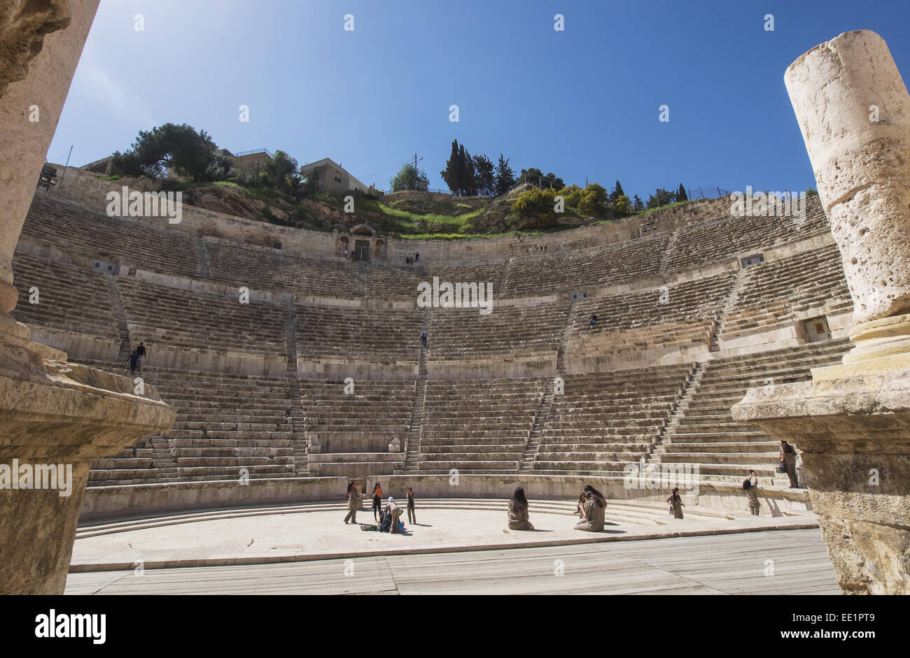 Roman Amphitheatre Amman, Jordan Stock Photo - Alamy