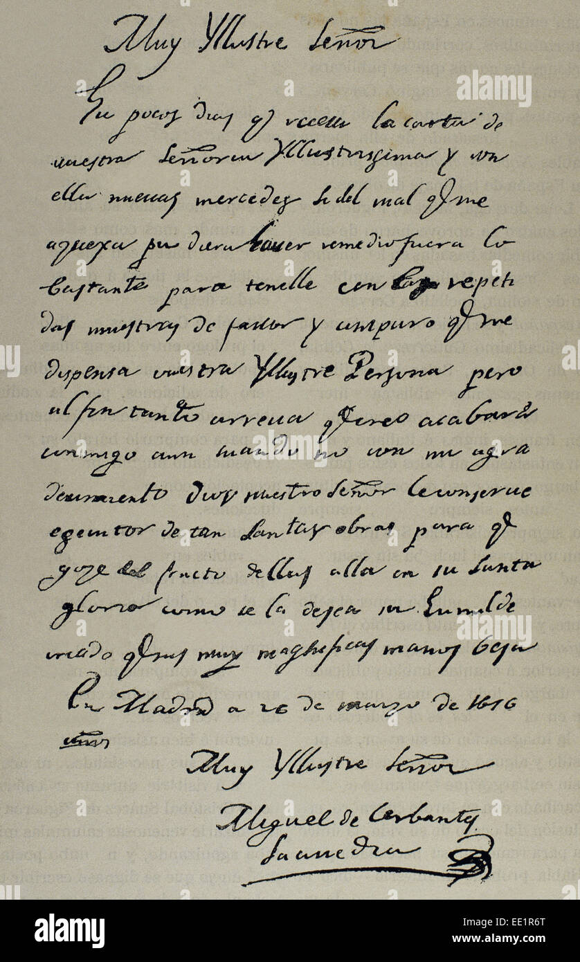 Cervantesspanish hi-res stock photography and images - Alamy