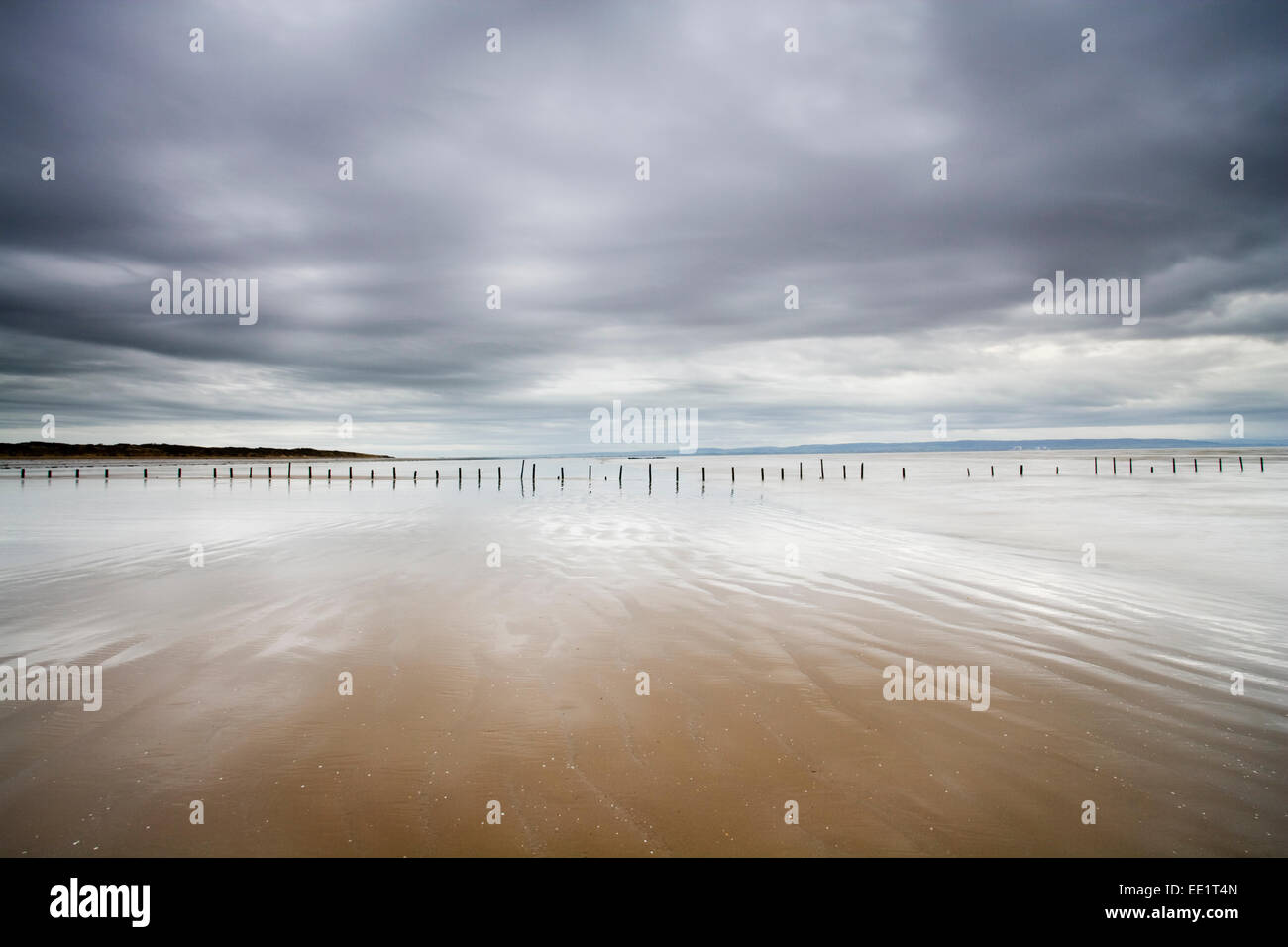 Berrow Beach, Somerset, UK Stock Photo - Alamy