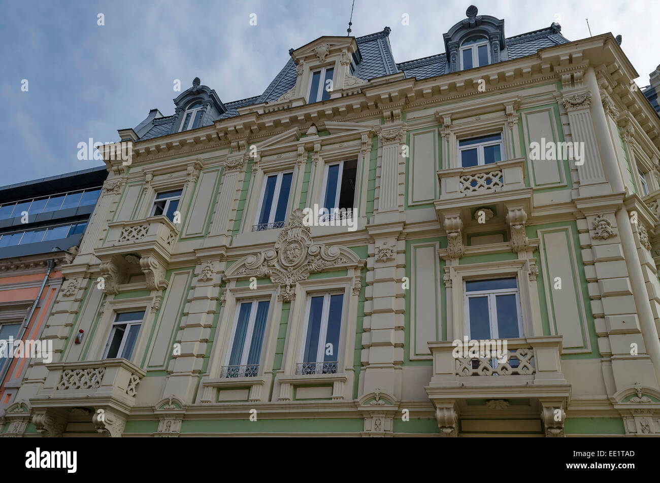 Ancient good renovated office building in Ruse - beauty town with ...