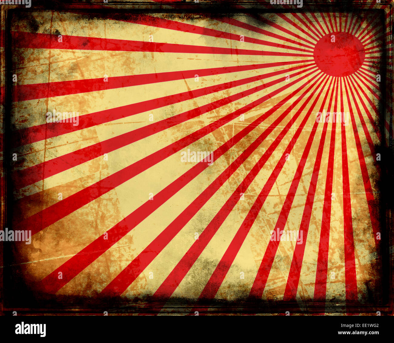 Abstract image of the sun with a grunge effect Stock Photo - Alamy