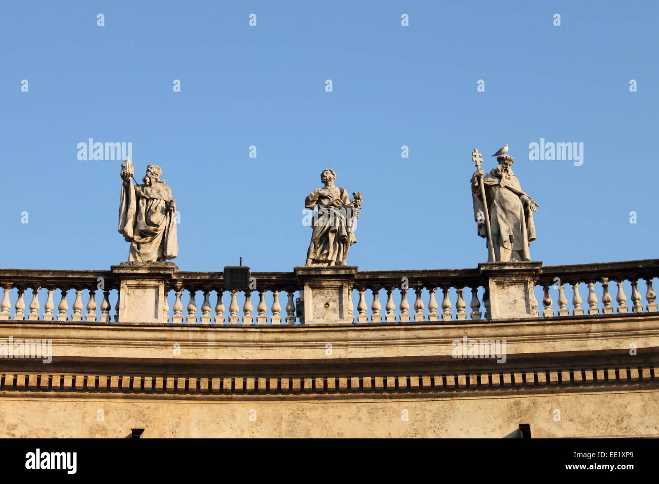 Statues in Saint Peter Basilica. Rome, Italy Stock Photo - Alamy