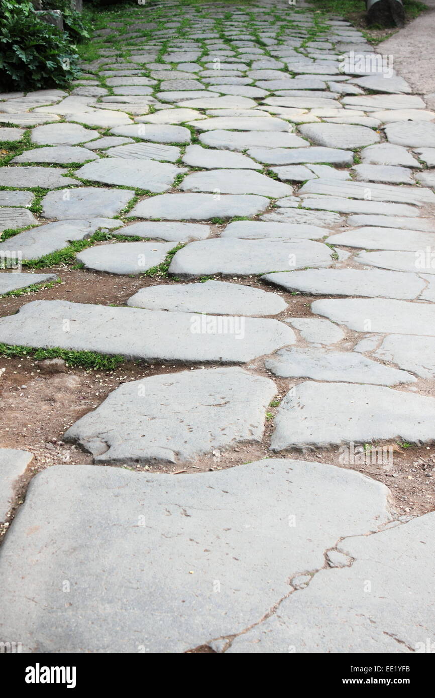 Roman stone pavement hi-res stock photography and images - Alamy