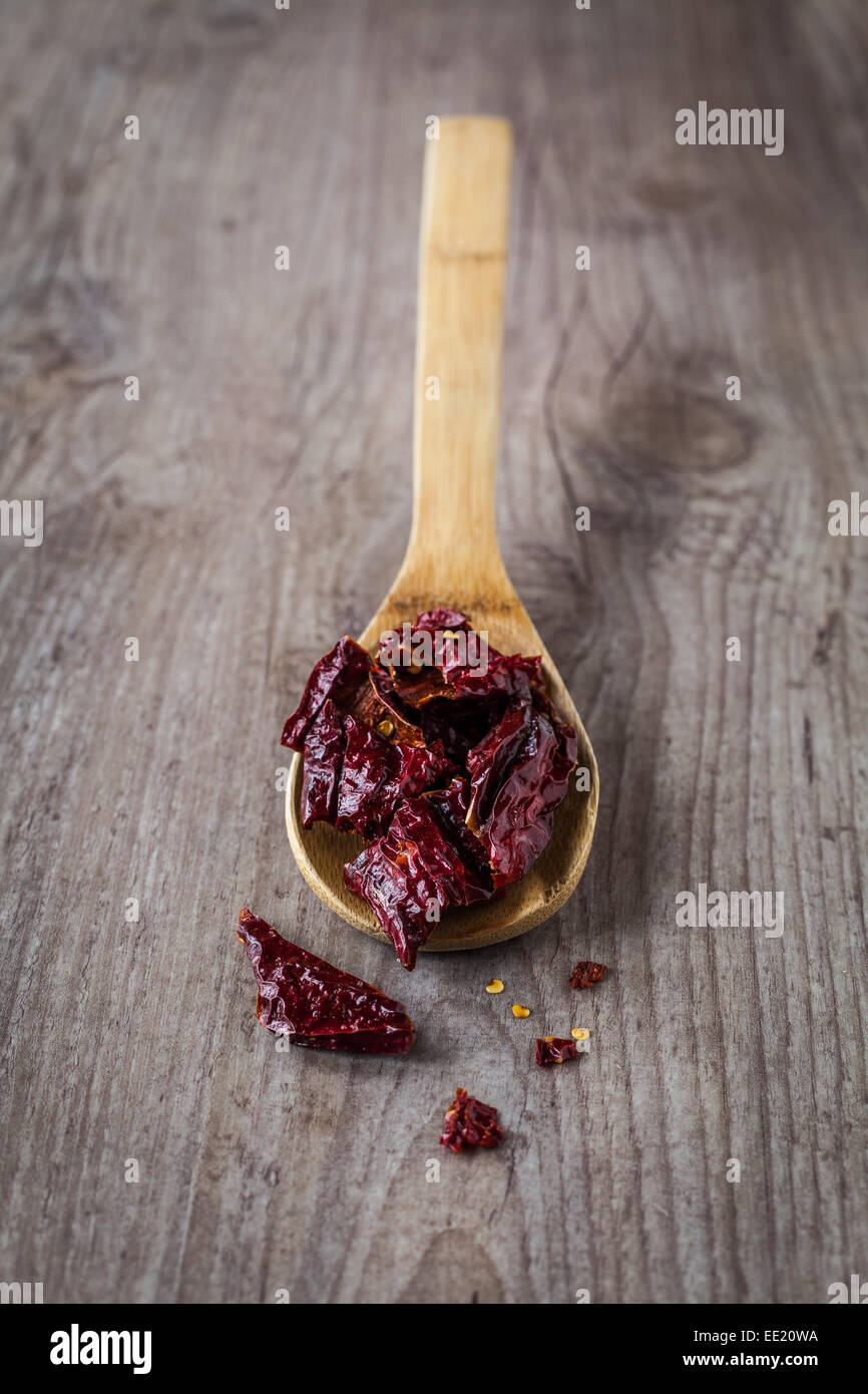Typical fried red peppers from Matera in Basilicata region, Italy Stock ...