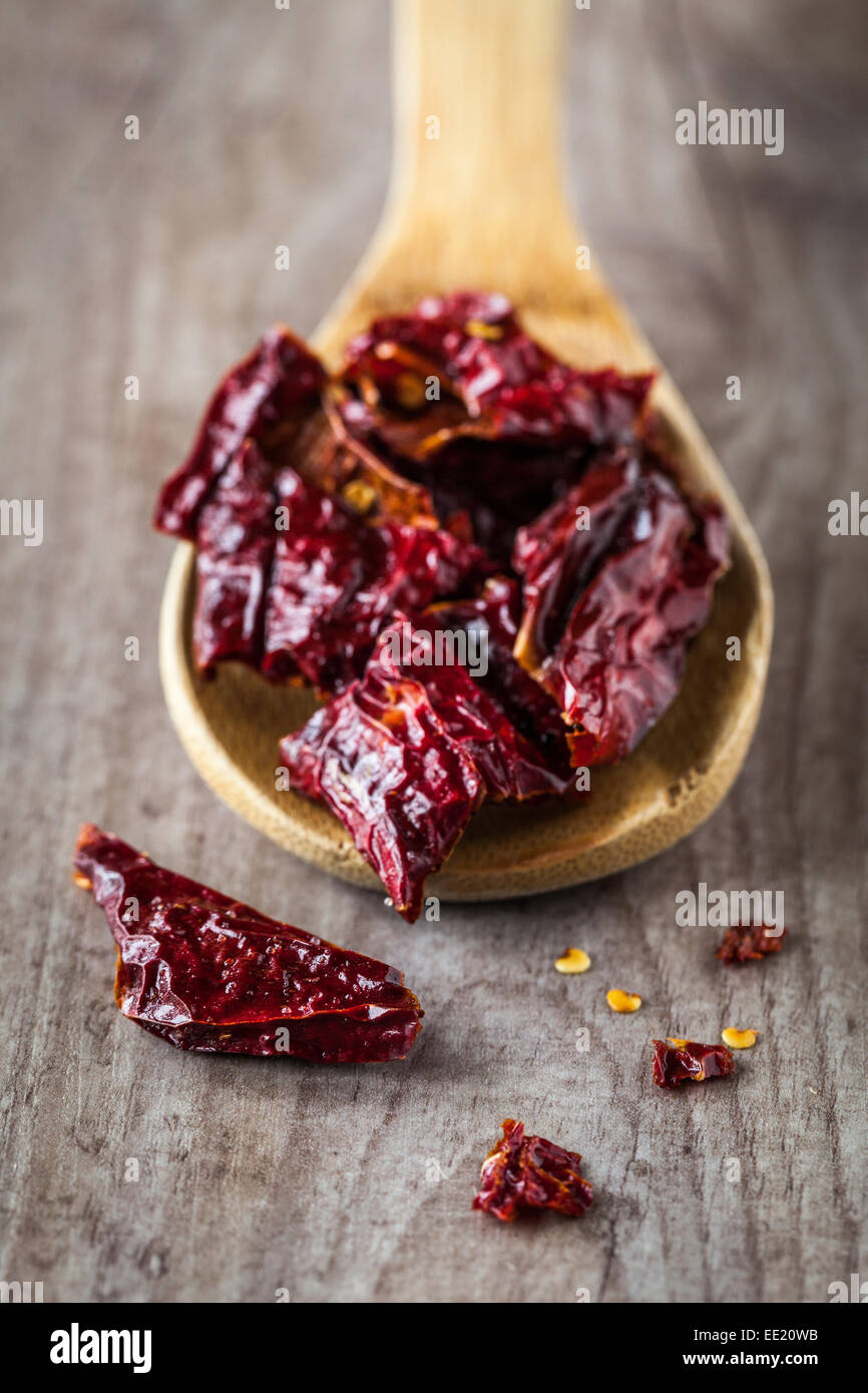Typical fried red peppers from Matera in Basilicata region, Italy Stock ...