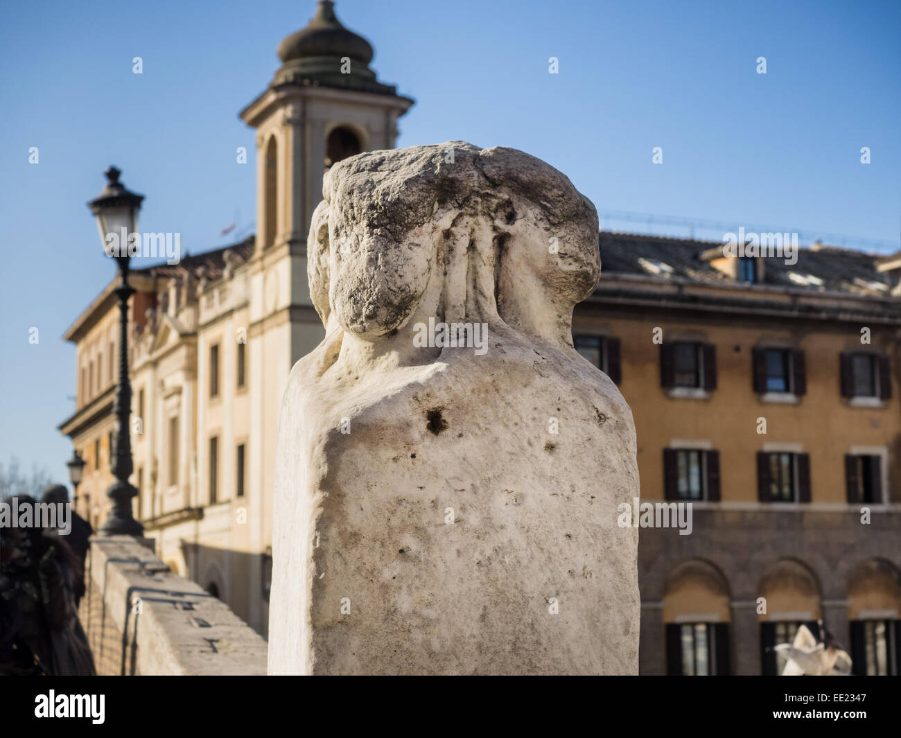 Quattro Capi ("four heads") two marble pillars the Ponte Fabricio ...