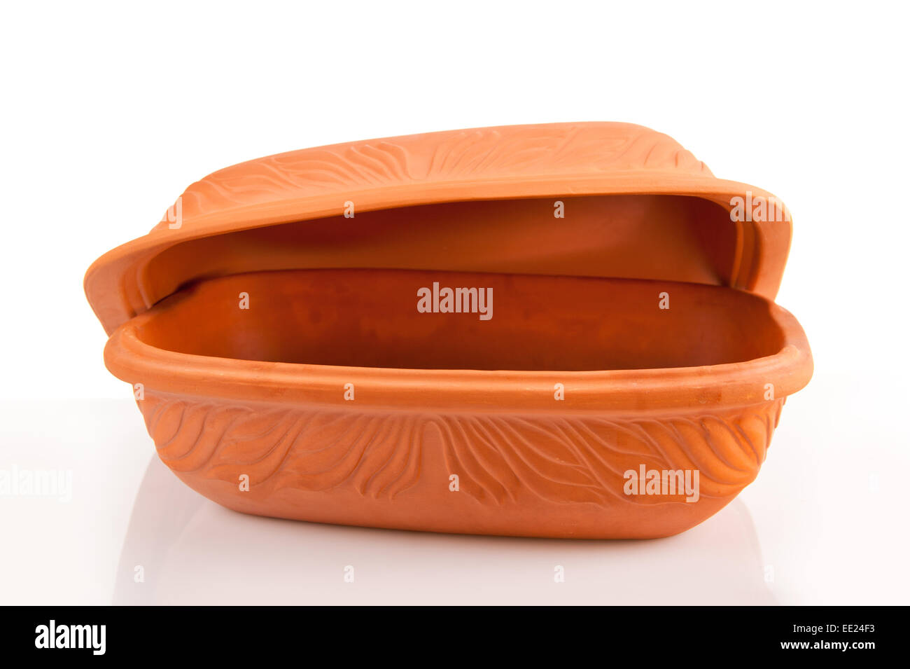 Roman dish porous clay baker Stock Photo - Alamy